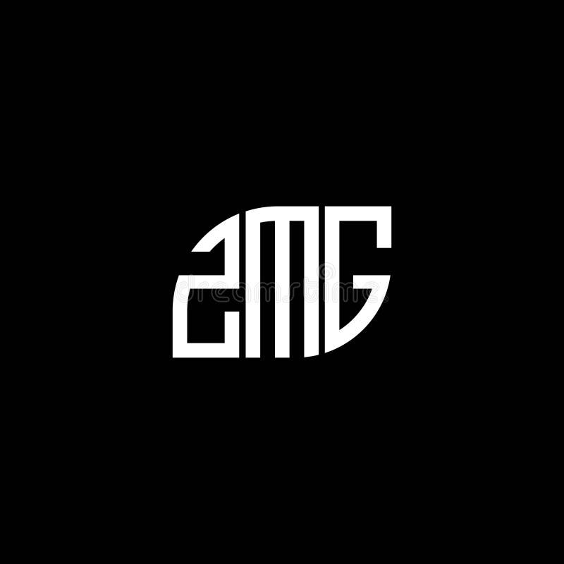 ZMG Letter Logo Design on Black Background. ZMG Creative Initials ...