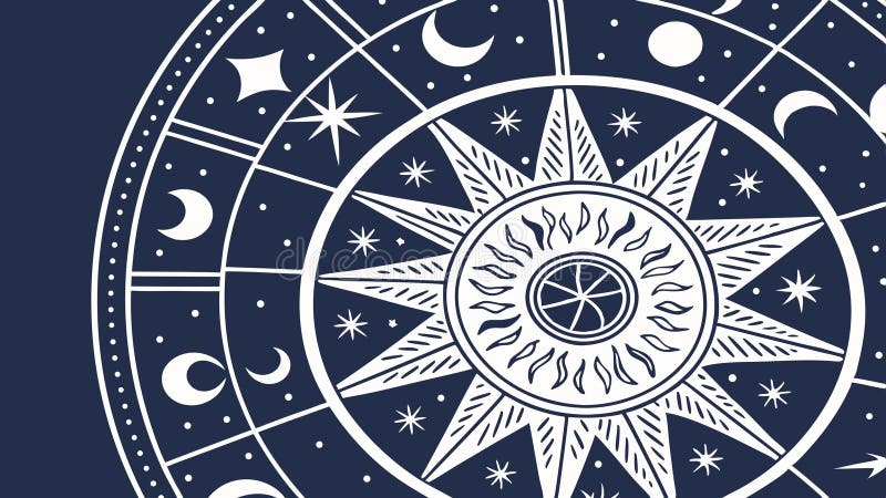 Zodiac Constellations Mandala, Astrology Pattern, and Celestial Art Vector Design Generative AI ...