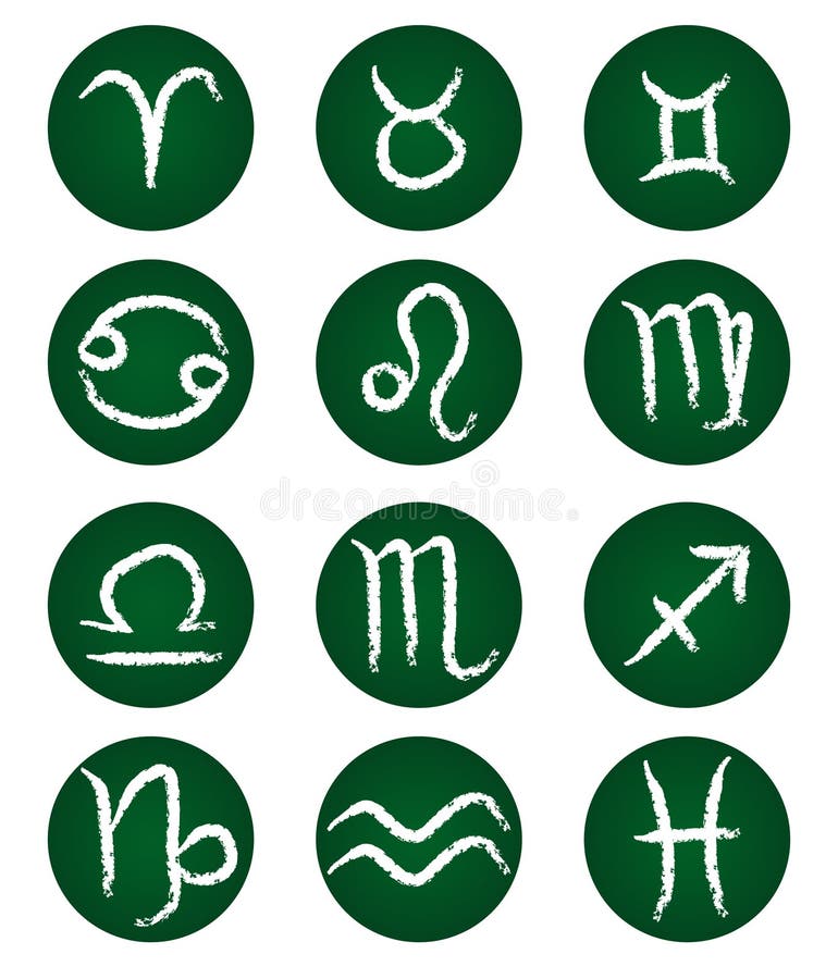 Zodiac Icons. Vector Illustration. Stock Vector - Illustration of ...