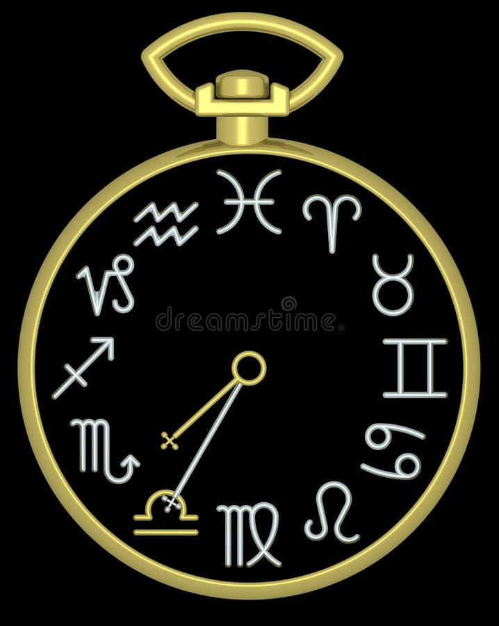 Zodiac Libra Clock Picture. Image: 832116