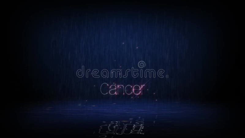 Zodiac Sign Cancer. Laser Show Stock Footage - Video of animation ...