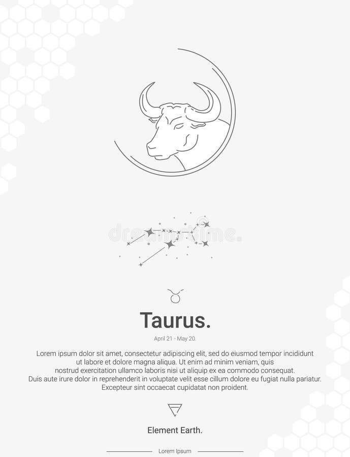 Zodiac Sign Constellations Taurus Vector Illustration Wall Decor Ideas