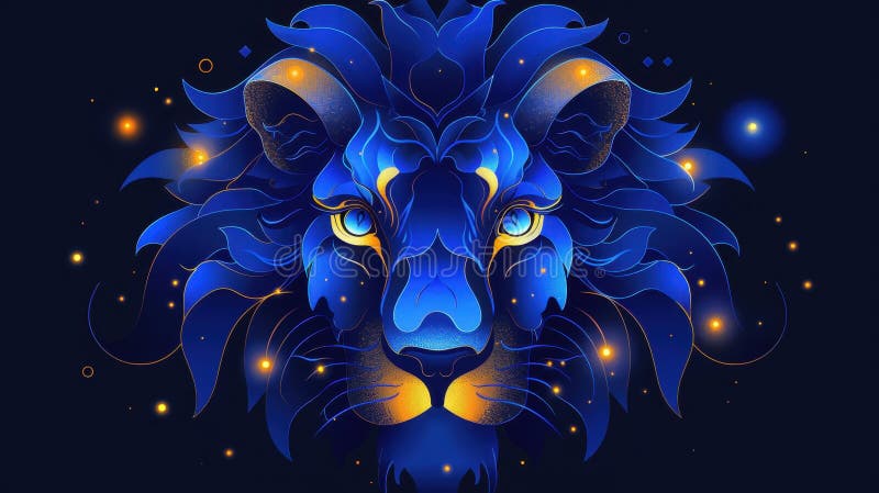 Zodiac Sign Leo. Leo is a Zodiac Astrological Symbol Stock Illustration ...