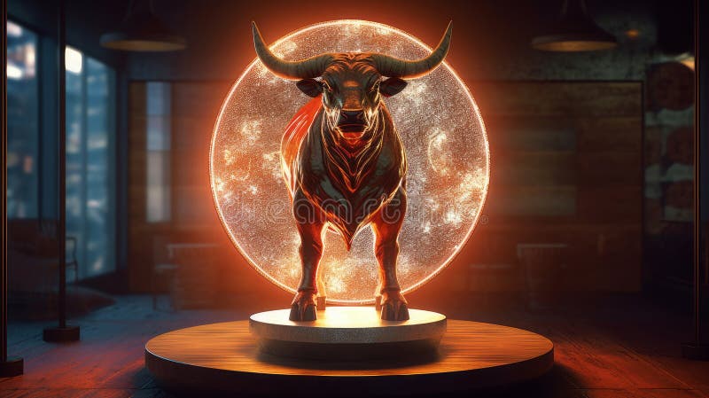 Zodiac Sign of Taurus. Generative AI Stock Illustration - Illustration ...