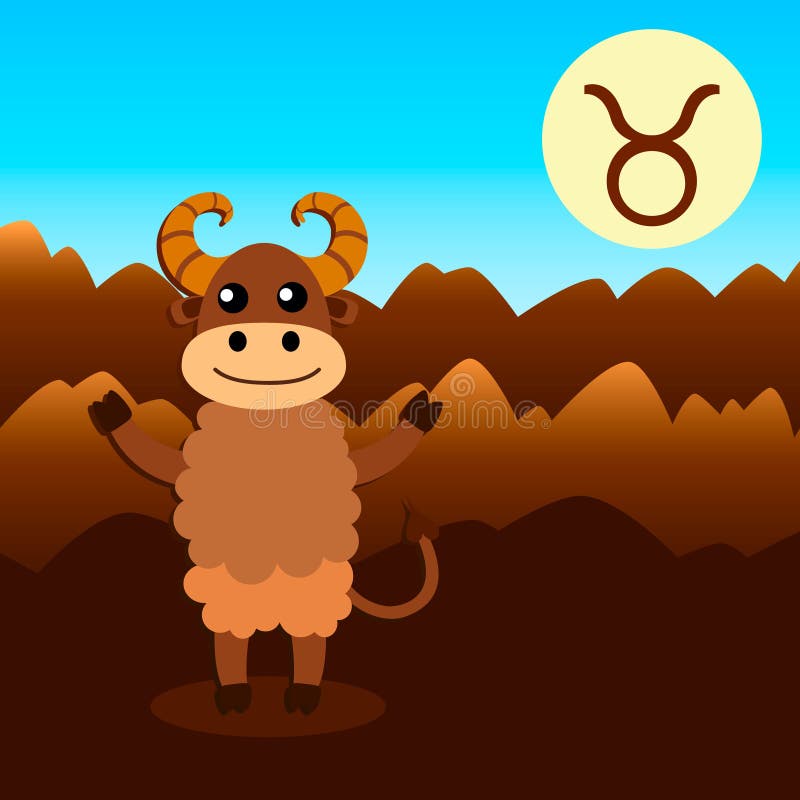 Cute Zodiac Sign Taurus Stock Illustrations – 1,401 Cute Zodiac Sign ...