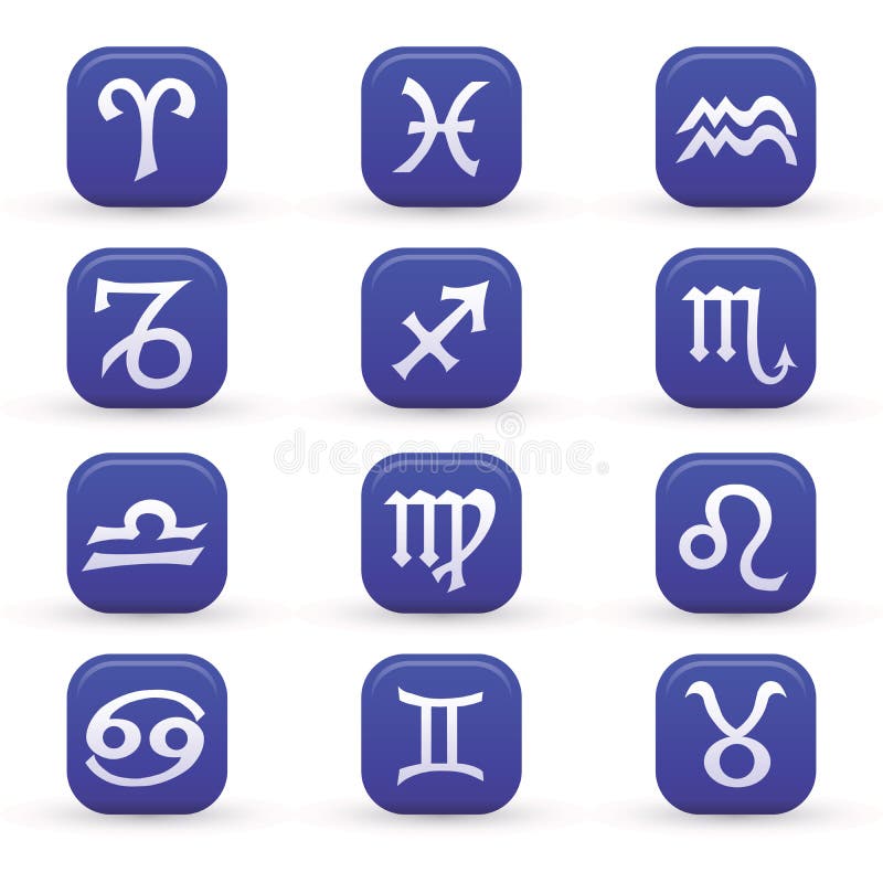 Horoscope zodiac signs stock vector. Illustration of libra - 18666666