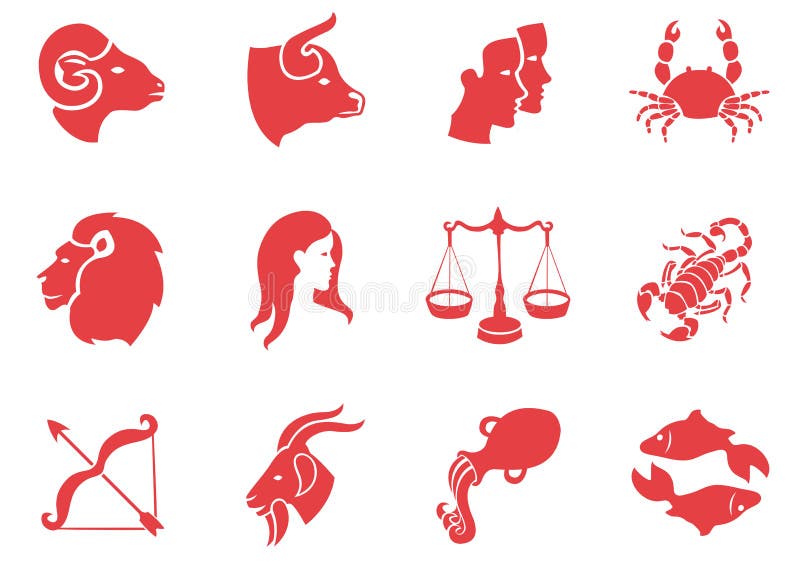 Zodiac signs stock vector. Illustration of circle, arrow - 9225169