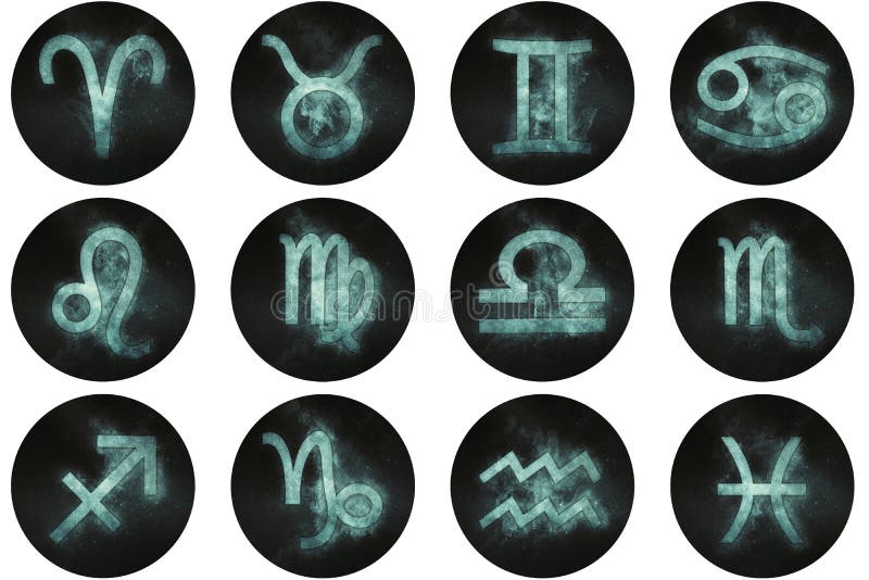 Zodiac Signs Buttons. Set of Horoscope Symbols, Astrology Icons Stock ... Zodiac Signs Buttons. Set of Horoscope Symbols, Astrology Icons Stock ...