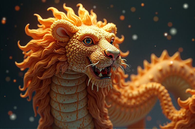 Zodiac Signs Mythical Snakes in the Year of the Snake Stock Photo ...