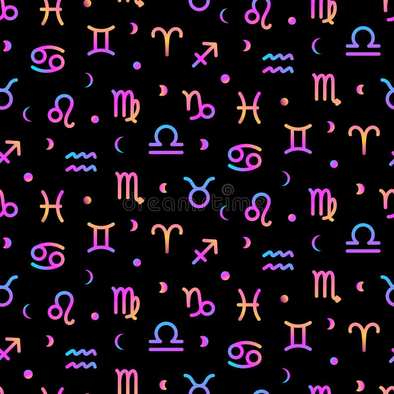 Zodiac Signs Rounded Stock Illustrations 24 Zodiac Signs Rounded