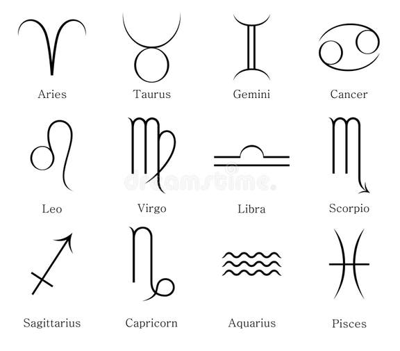 All Zodiac Signs Stock Illustrations – 736 All Zodiac Signs Stock ...