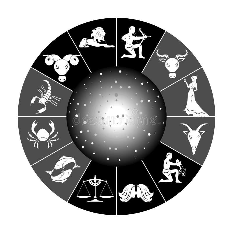 Zodiac and space stock vector. Illustration of taurus - 93977668