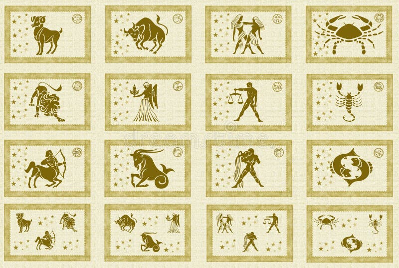 Sagittarius zodiac sign stock illustration. Illustration of print - 8848596