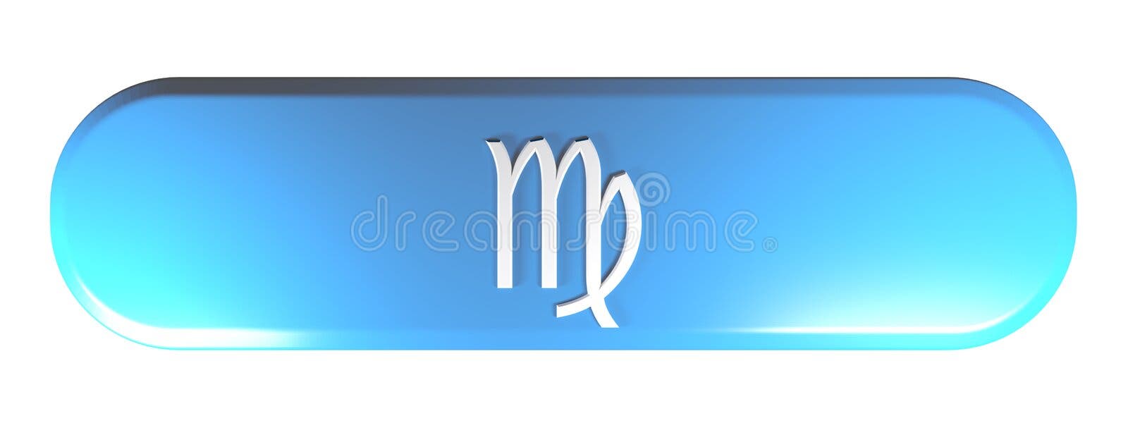 Blue Rounded Rectangle DOWNLOAD - 3D Rendering Illustration Stock ...