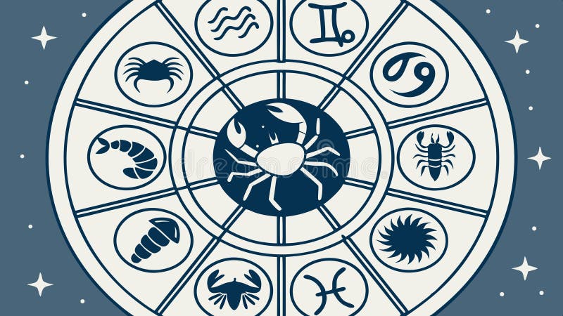 Zodiac Wheel Astrology Chart, Horoscope Signs, Celestial Vector Design ...