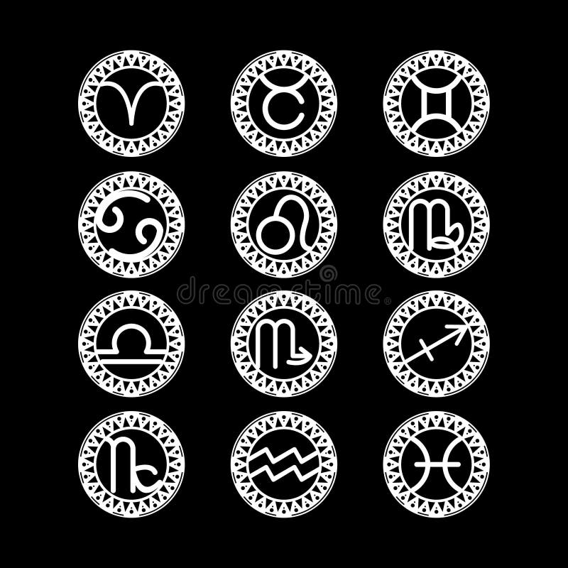 Zodiac stock vector. Illustration of design, collection - 210807160