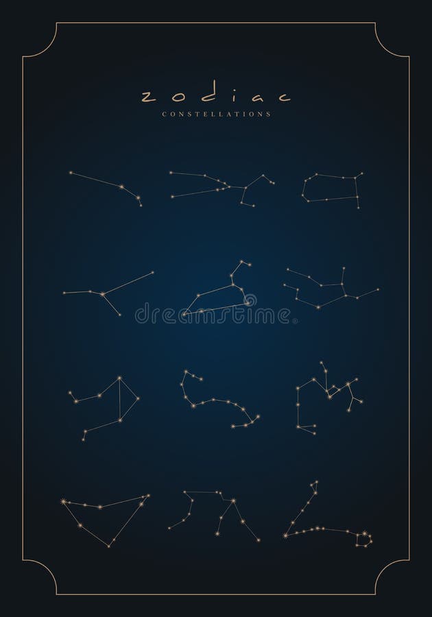 Constellations Poster Stock Illustrations 1 807 Constellations Poster