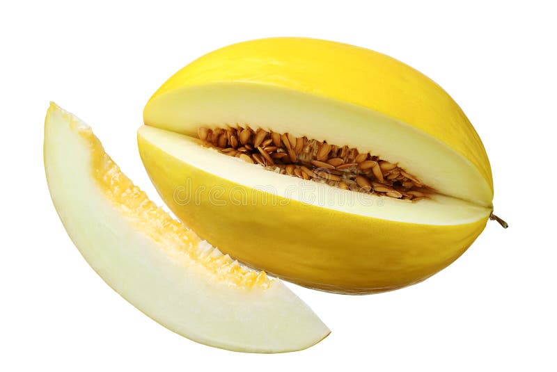 Gele Meloen Op Een Rode Plaat Stock Foto - Image of verfrissing, meloen ...