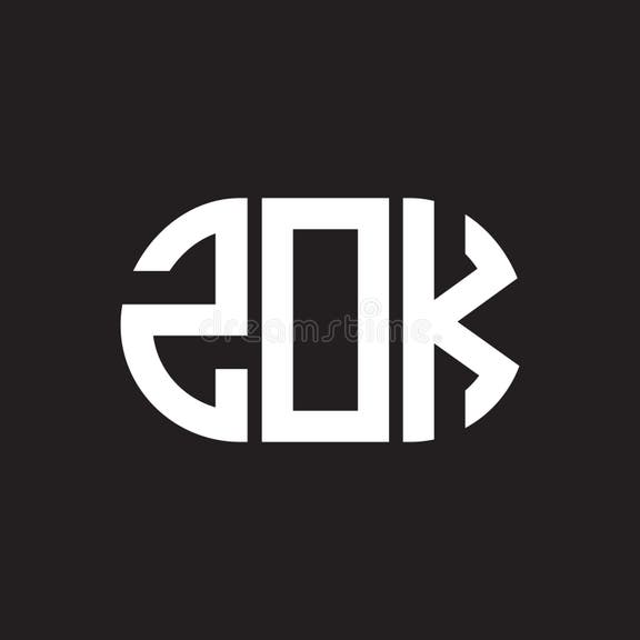ZOK Letter Logo Design. ZOK Monogram Initials Letter Logo Concept Stock ...