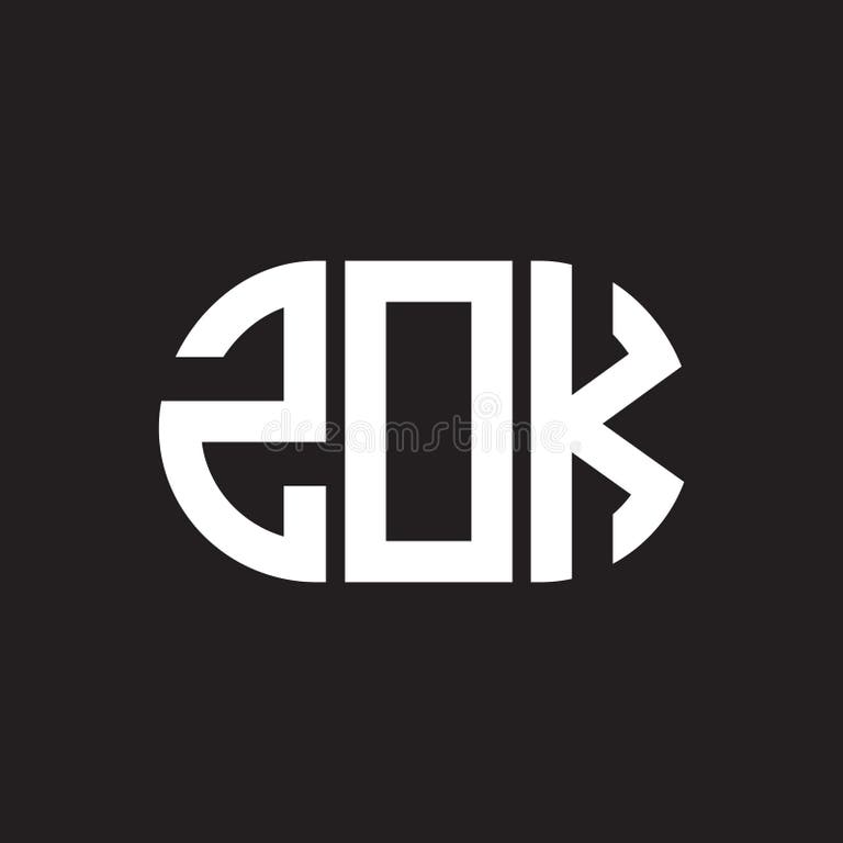 ZOK Letter Logo Design. ZOK Monogram Initials Letter Logo Concept Stock ...