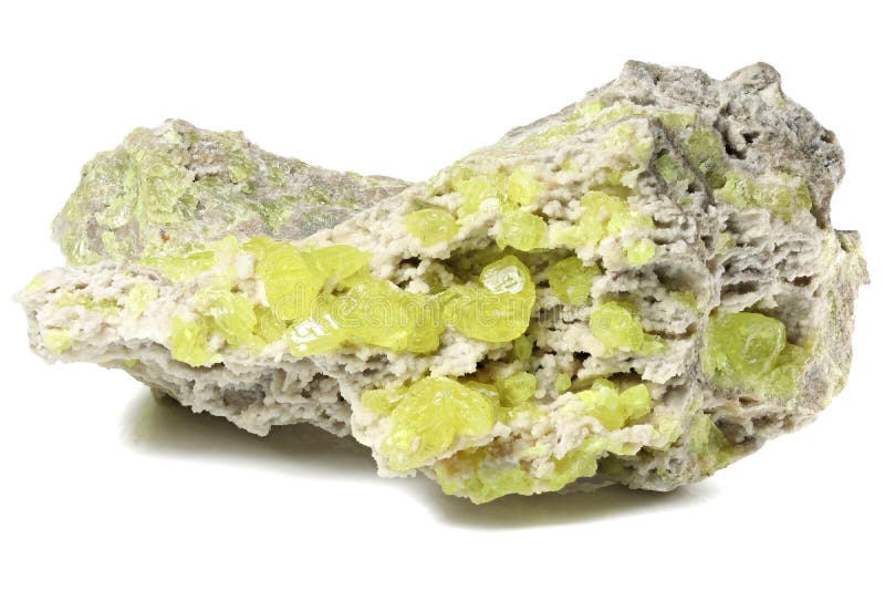 Zolfo immagine stock. Immagine di unprocessed, isolato - 103954205