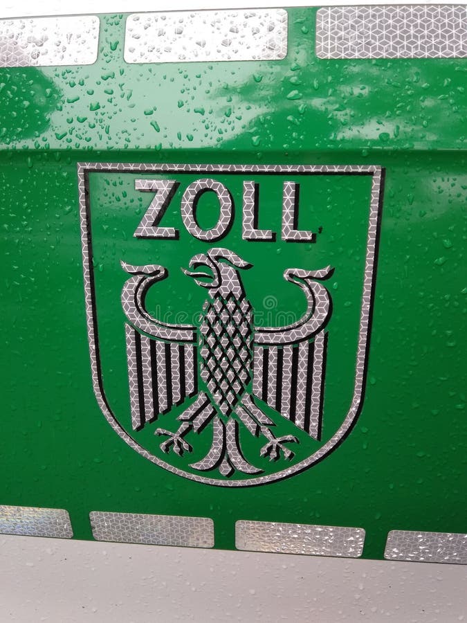 German Customs Patrol ZOLL in Tegel Airport, Berlin Editorial Stock ...