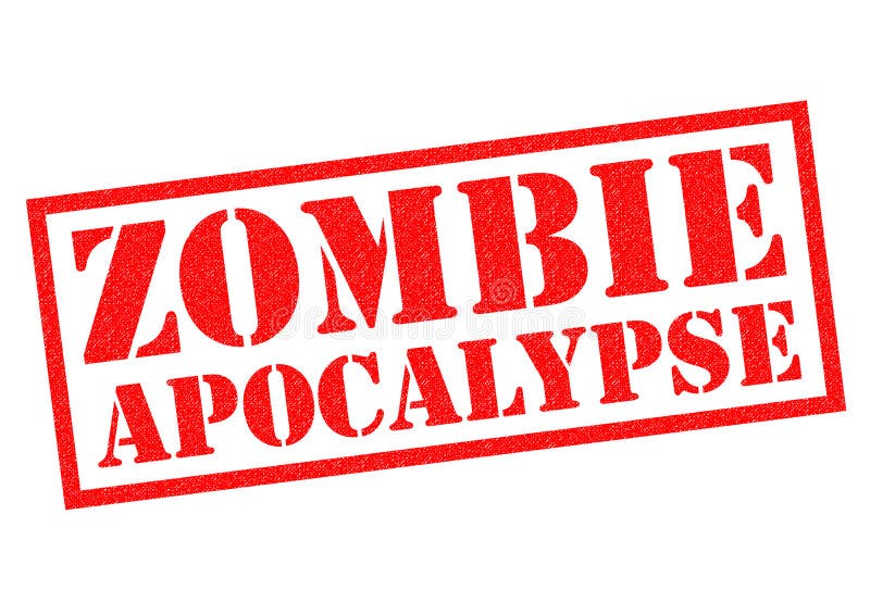Zombie Apocalypse Essential Signs & Symbols Stock Vector - Illustration ...