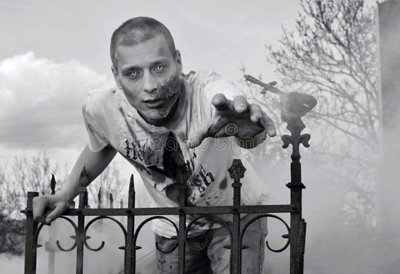 Zombie attack stock image. Image of eerie, bizarre, fashion - 53005165