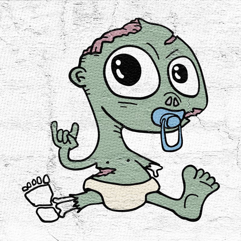 Evil baby stock vector. Illustration of fear, cute, evil - 31439839