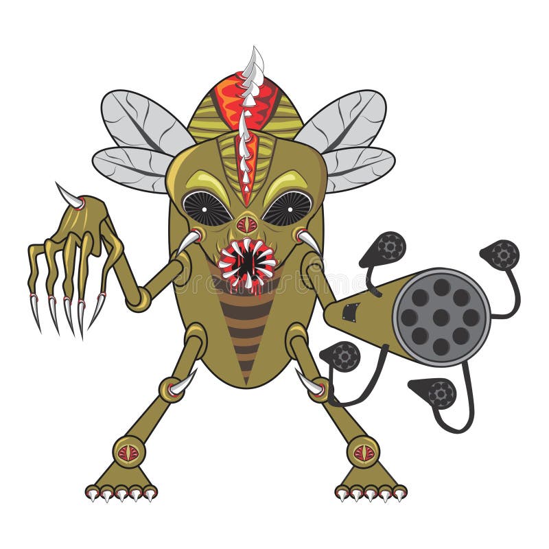 Zombie bugs cartoon2 stock illustration. Illustration of creature ...
