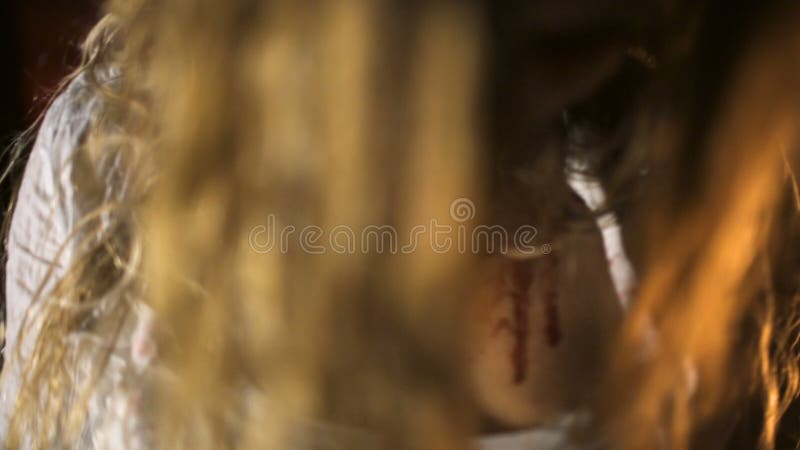 Zombie goes to the camera stock footage. Video of dead - 79038154