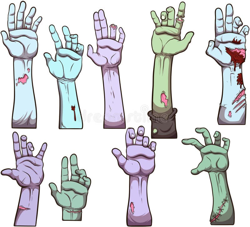 Zombie Arm Reaching Stock Illustrations – 78 Zombie Arm Reaching Stock ...