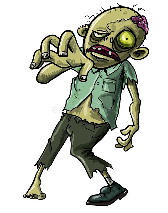 Scary Zombie Clipart