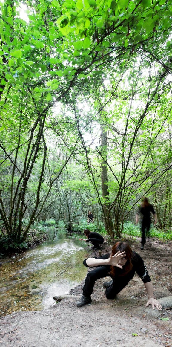 Zombie me stock image. Image of foliage, movement, hiding - 20152241
