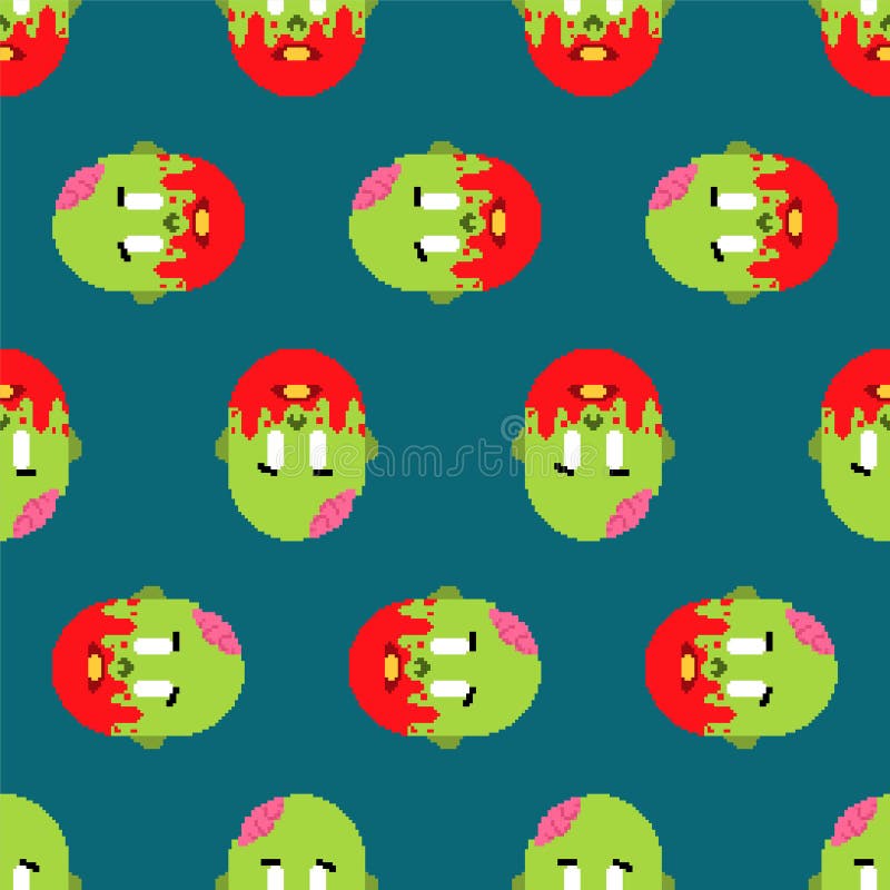Pixel Art Zombie Stock Illustrations – 197 Pixel Art Zombie Stock ...