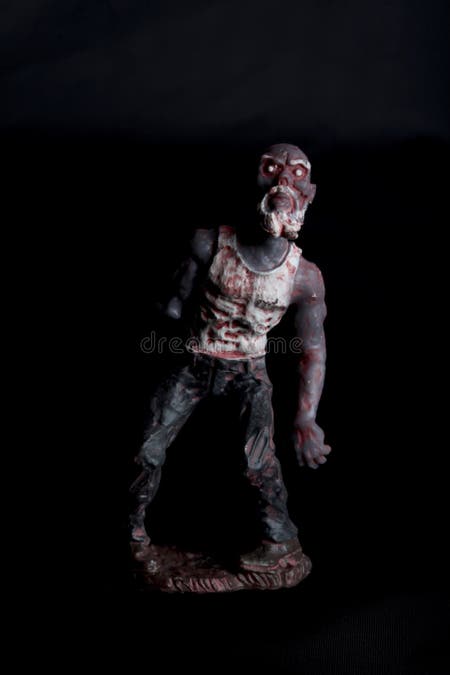 A Zombie Portrait with a Black Background Stock Photo - Image of ...