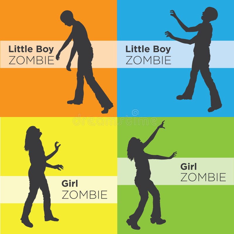 Zombie Silhouette Stock Illustrations – 15,564 Zombie Silhouette Stock ...