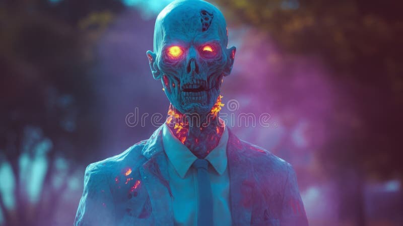 Radiant Zombie: a Hyperrealistic Sculpture of a Glowing-eyed Undead ...