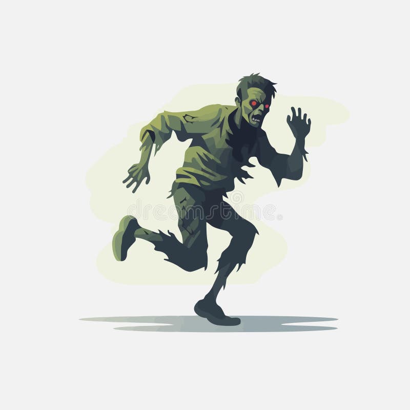 Zombie Vector Flat Minimalistic Asset Isolated Illustration Stock ...