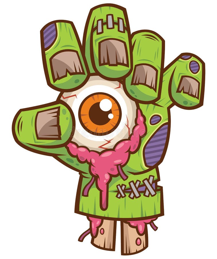 Thumbs Up Zombie Approved stock illustration. Illustration of halloween ...