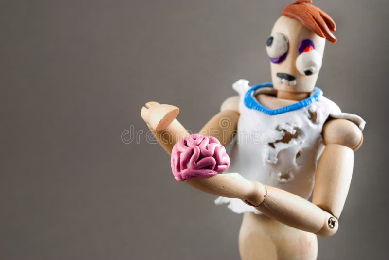 Zombie Wooden Dummy Stock Image Image Of Sick Wooden 67382505
