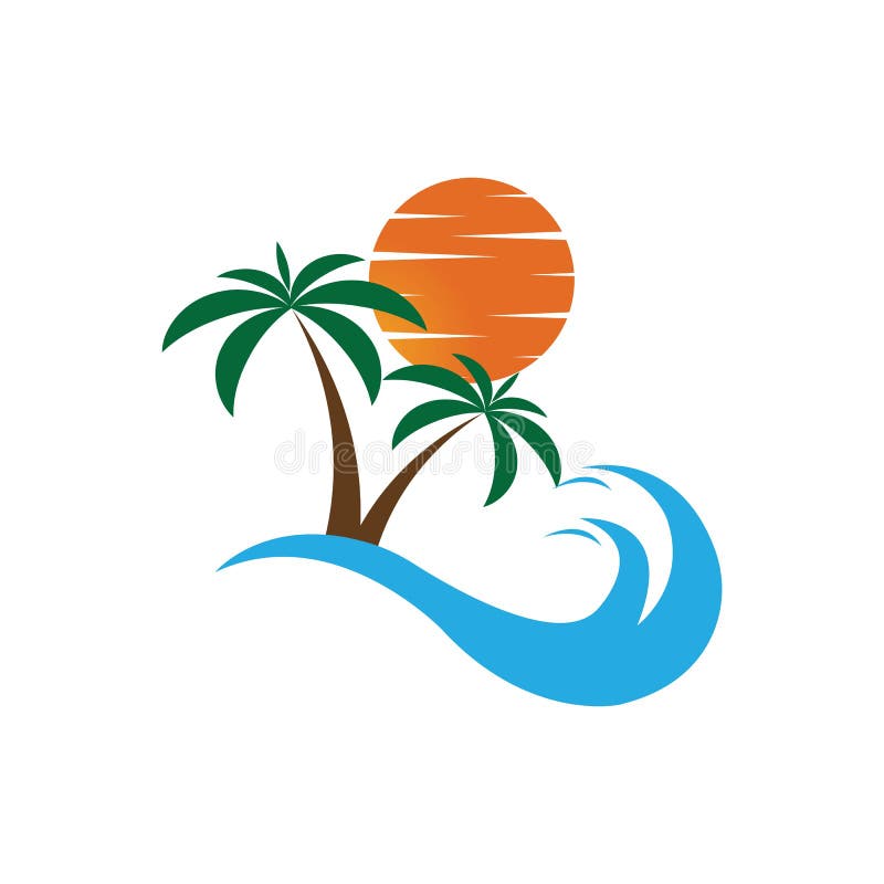 Zomer-logo Symbool Illustratie Ontwerpsjabloon Vector Vector ...