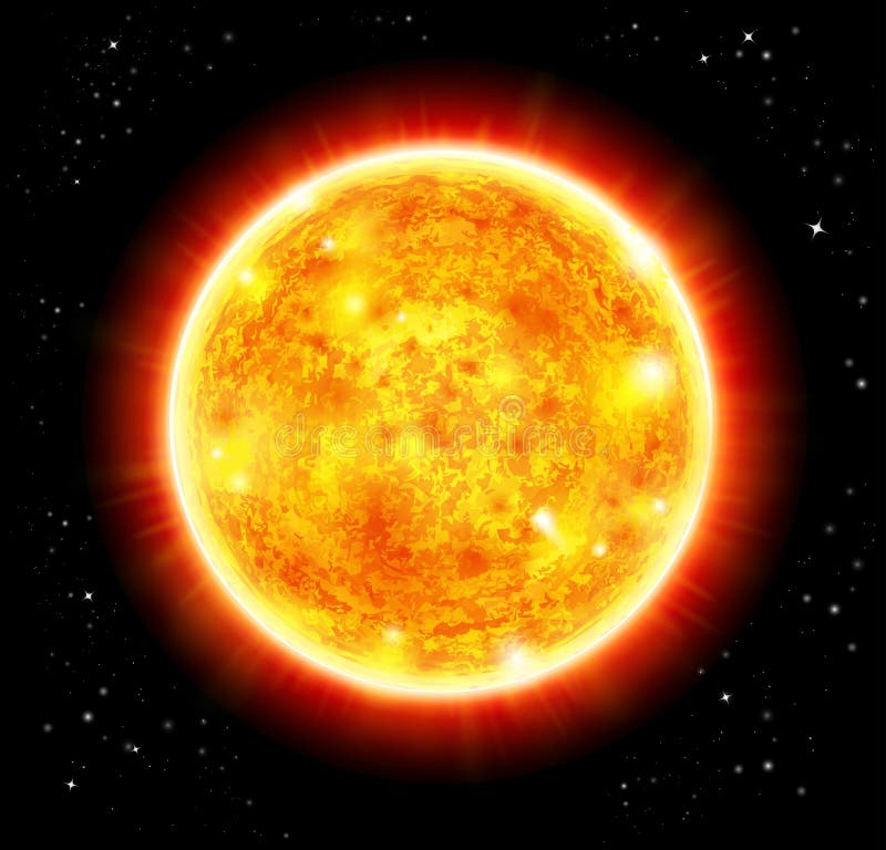 Realistische Zon Potloodtekening Realistische Zonnebloemen Achtergrond