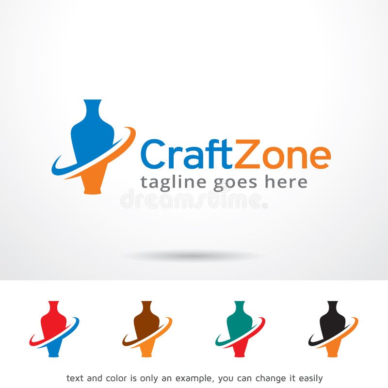 Zona Logo Template Design Vector Del Arte Ilustración del Vector ...