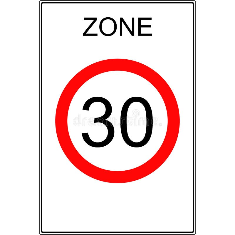 Speed Limit Zone Stock Illustrations – 550 Speed Limit Zone Stock ...