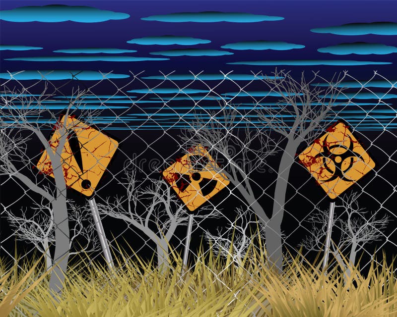 The zone of pollution stock vector. Illustration of ideas - 24567561