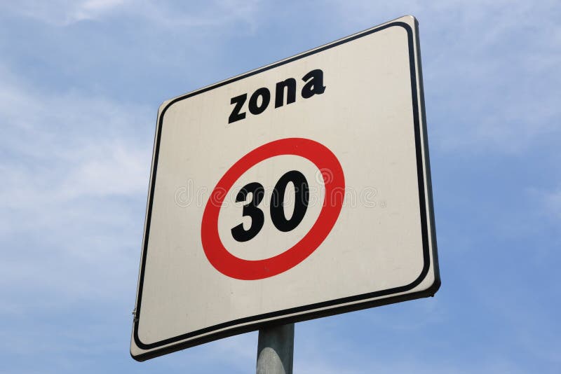 264 Road Sign 30 Zone Stock Photos - Free & Royalty-Free Stock Photos ...