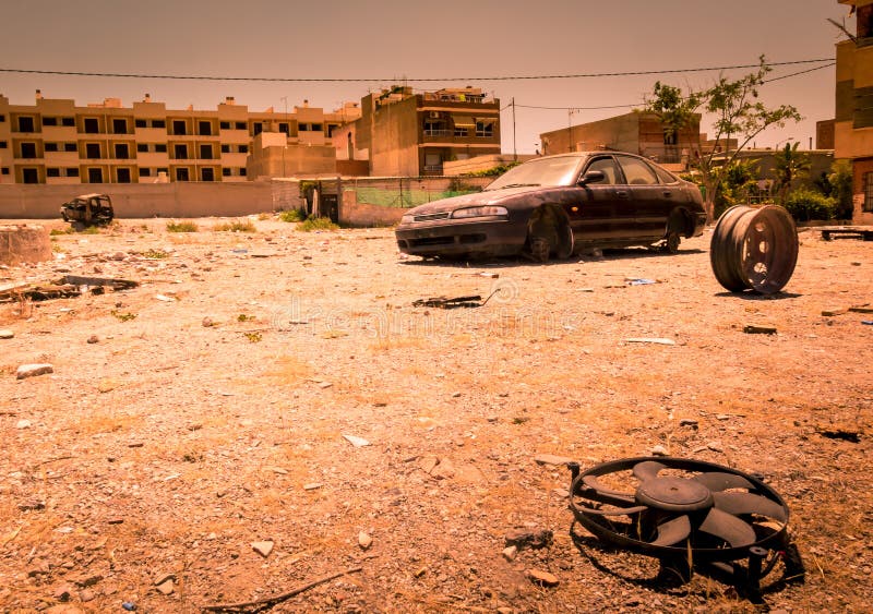 Zone of War, Abandoned Area Stock Image - Image of history, military ...