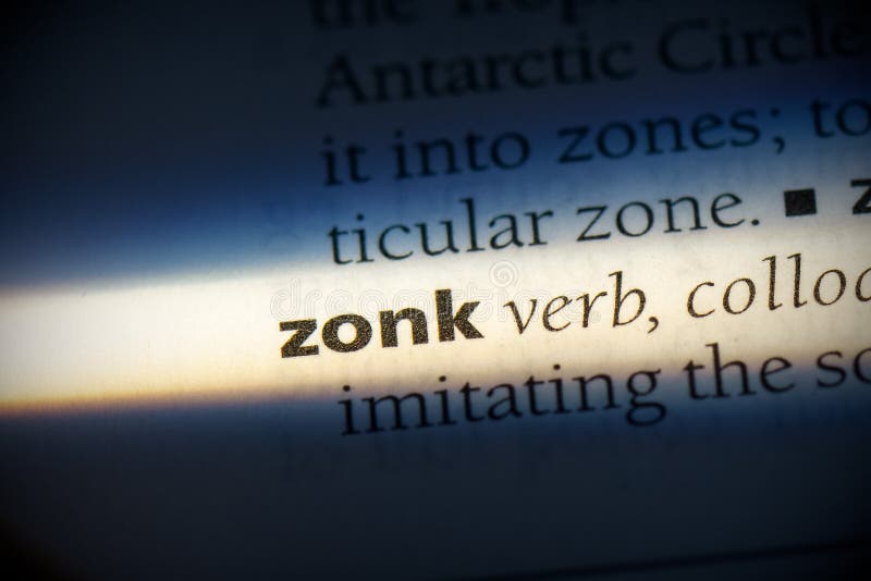Zonk stock image. Image of language, page, zonk, focus - 161576249