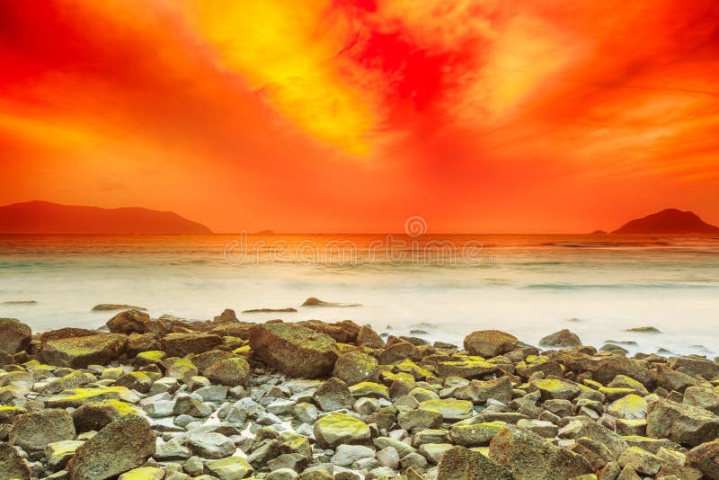 Zonsopgang stock foto. Image of openlucht, horizon, blootstelling ...